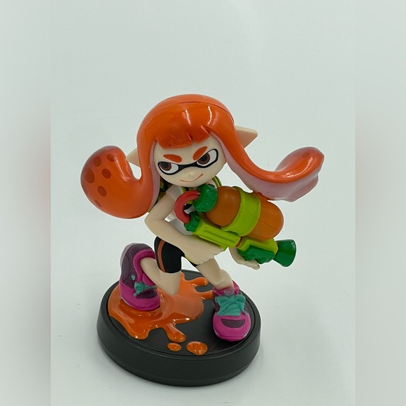 Toys | Inkling Girl Orange Splatoon Series Amiibo Nintendo | Poshmark